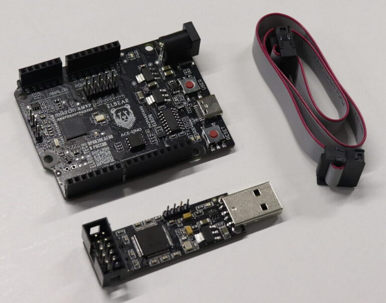 Одноплатный компьютер ELBEAR ACE-UNO DEV KIT (плата ACE-UNO Flash 32 Мб, программатор ELJTAG ...