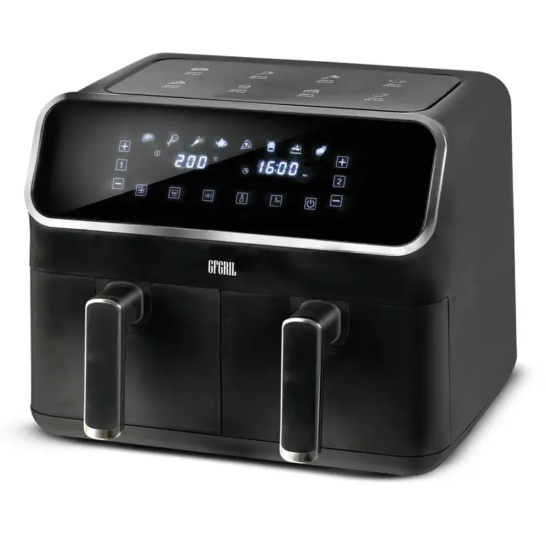 Аэрогриль GFGRIL GFA-8000 (2 чаши, 8 программ, 4+4 л) | Pepper