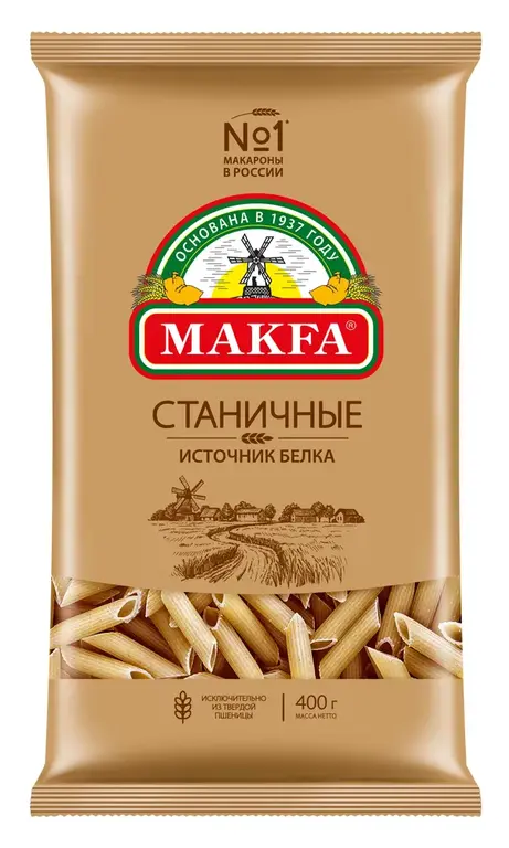 Макароны Makfa перья Станичные, 400 г | Pepper