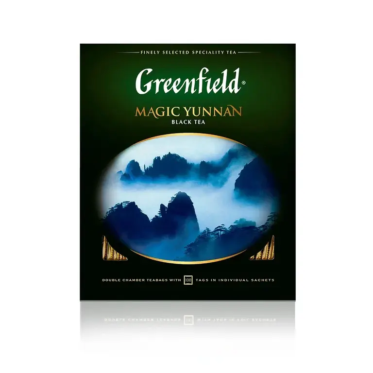 Чай Greenfield Magic Yunnan, 100 пакетиков | Pepper